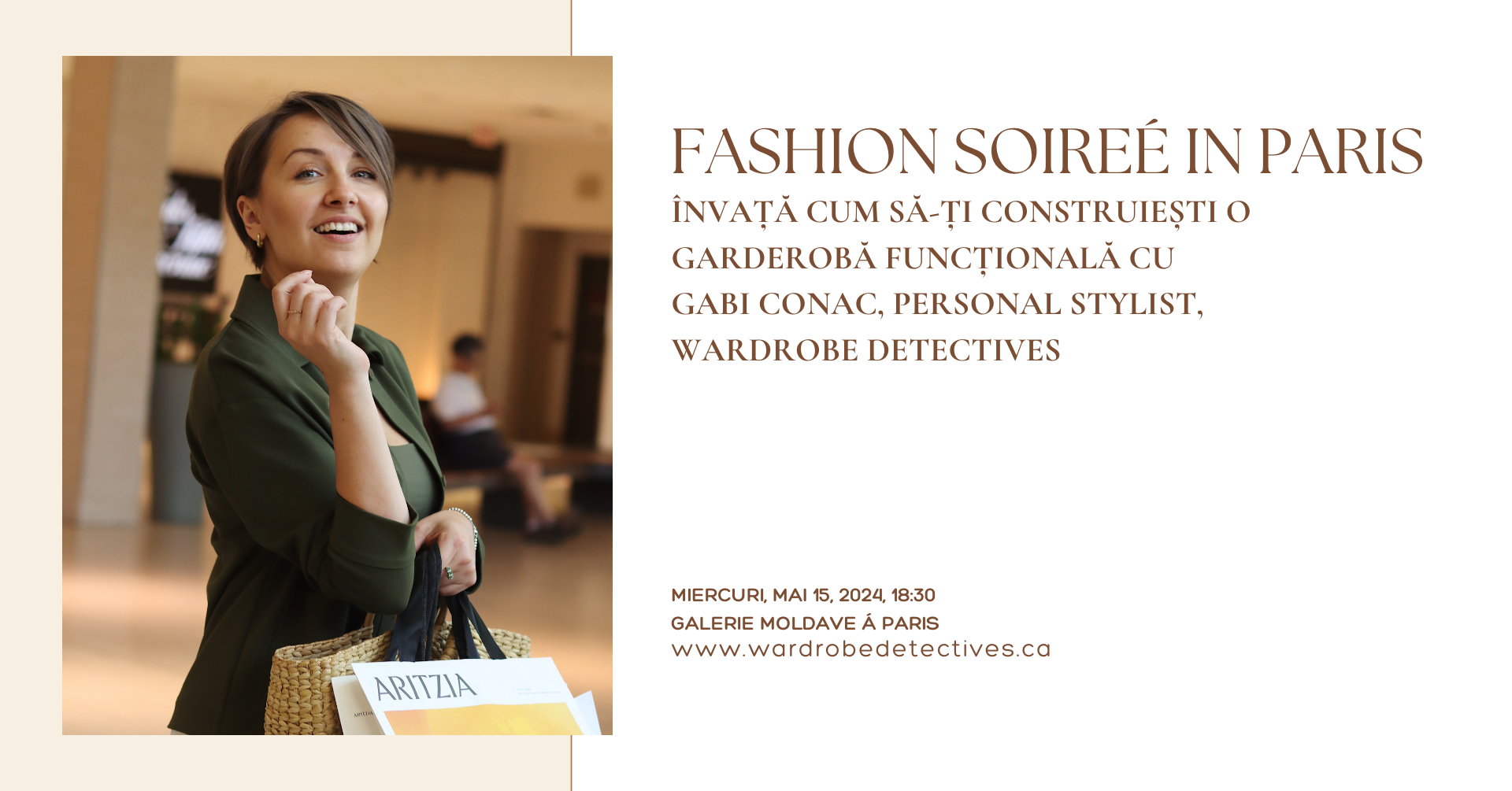 Fashion Soireé in Paris styling workshop - WARDROBE DETECTIVES